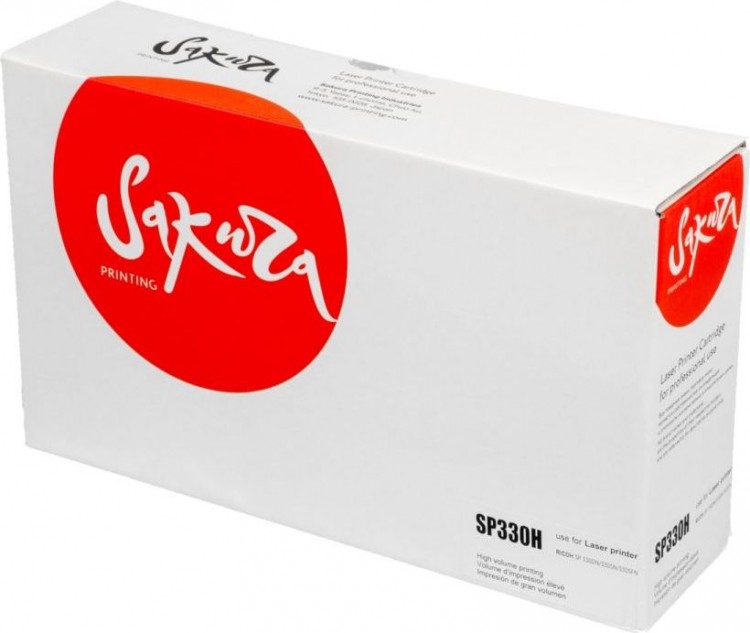 Картридж SAKURA SP330H для Ricoh Aficio SP 330 series, черный, 7000 к ...